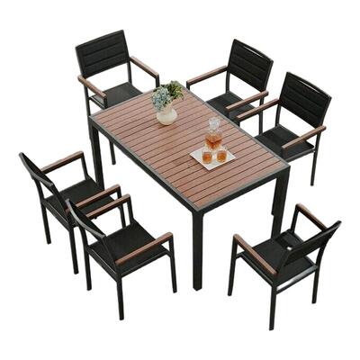 悍高阳台户外全套餐桌椅意式餐桌