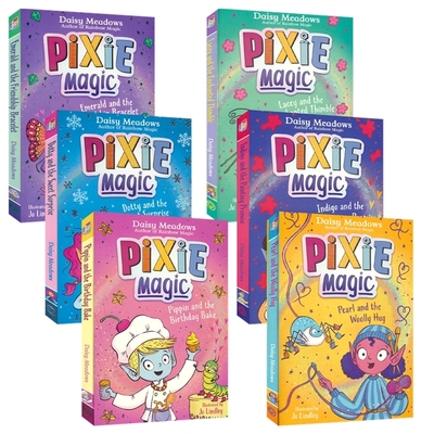 Pixie Magic 1-6 魔法桥梁书 Rainbow Magic 彩虹魔法仙子姐妹篇 创意手工 友情冒险 初级章节小说 精灵故事 英文原版进口儿童图书