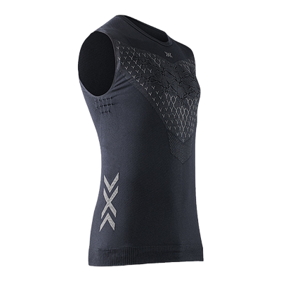 xbionic 倍能舒跑男士无袖上衣 夏季轻量透气路跑健身衣