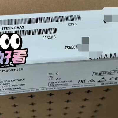 溢价-6SL3120-1TE26-0AA3   单轴60A驱