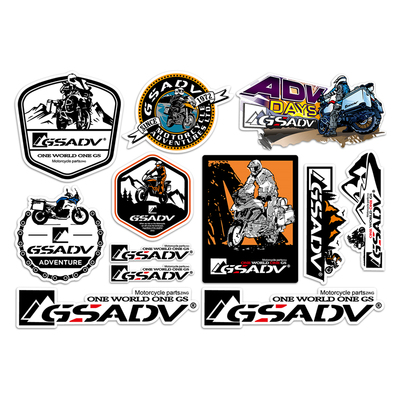 适用于GSADV摩托车铝箱贴纸贴花