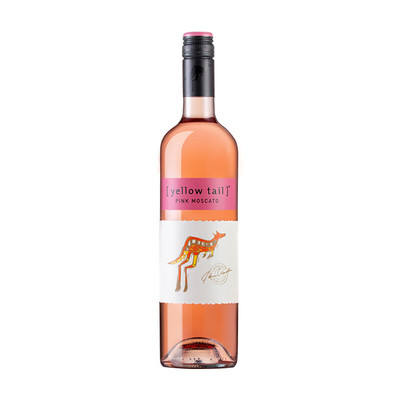 黄尾袋鼠莫斯卡托桃红甜白葡萄酒