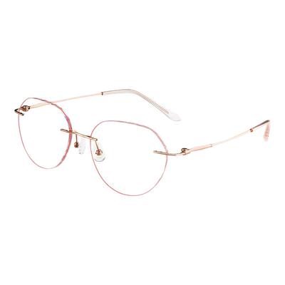 海伦凯勒新款无框美边近视眼镜