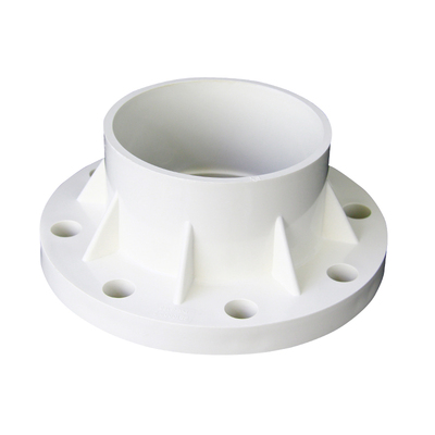 PVC法兰片给水管90分连一体110配件160 20 25 32 40 50 63 75 125