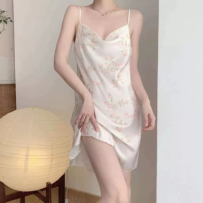 性感睡衣女凉爽夏天吊带冰丝绸睡裙2026新款夏季薄款纯欲风家居服
