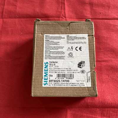 议价西门子交流接触器3RT6025-1KF40软启动器热继电器断路器