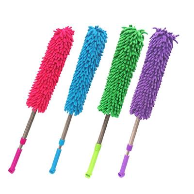 不掉毛可伸缩雪尼尔除尘掸家用