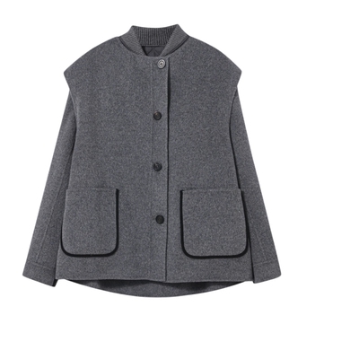 MSLAN重磅可拆羊毛毛呢两件套