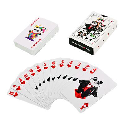 Signature熊猫扑克牌高颜值