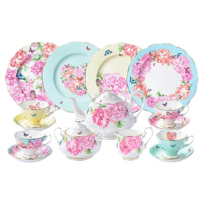 Royal Albert皇家阿尔伯特米兰达联名系列英式下午茶具套装15件套