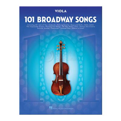 百老汇经典歌曲 101首中提琴独奏 海伦德原版乐谱书 101 BROADWAY SONGS FOR Viola HL00154207