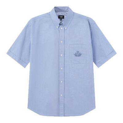 FENDI男士休闲短袖衬衫