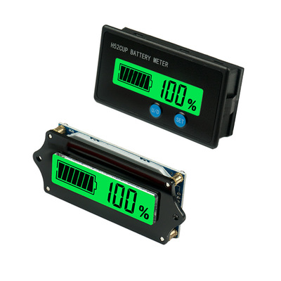 铅酸电瓶锂电池百分比电量显示器