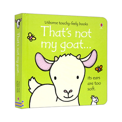 那不是我的山羊 英文原版 That's not my goat 那不是我的系列 宝宝触摸书纸板书 幼儿英语启蒙认知绘本 英文版 进口英语原版书籍