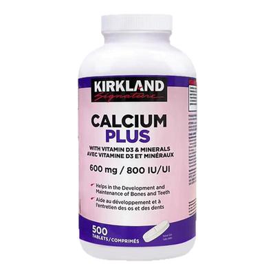 加强版Kirkland钙镁锌片维生素D3