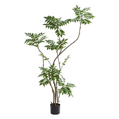 仿真漆木树盆栽轻奢绿植