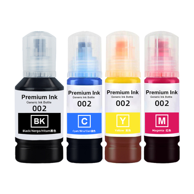 002四色补充油墨适用espon爱普生L4266彩色L4267墨仓打印机L4268添加四色墨水专用耗材爱普森黑彩磨水4色墨汁
