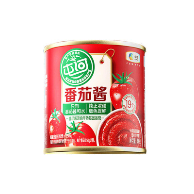 中粮屯河番茄酱198g炒菜煲汤调味意面调料西红柿罐头蕃茄膏0脂肪