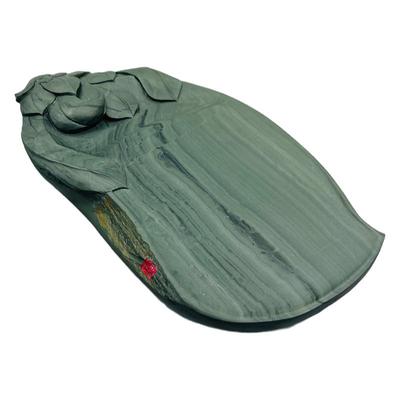 玉兰花开云鹏洮砚文房四宝书法专用砚台手工雕刻原石砚洮河砚送礼