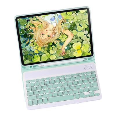 适用2020新ipad Pro11键盘保护套10.2蓝牙鼠标2018 9.7寸平板皮套