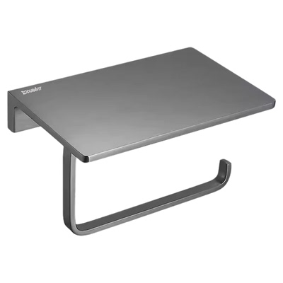 杜拉维特卷纸架全铜手机厕纸架免打孔酒店工程用纸巾架卫生间壁挂