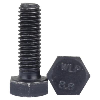 8.8级黑色高强度外六角螺丝