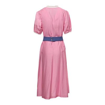 2024年夏连衣裙女A字裙中长裙