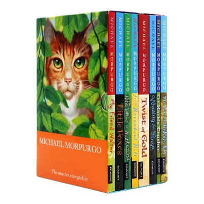 war Horse战马作者麦克莫波格 Michael Morpurgo 8册盒装 英文原版儿童经典成长小说Little Foxes/Twist of Gold/Waiting for Anya