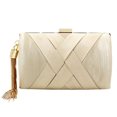 晚宴礼服流苏手拿包女