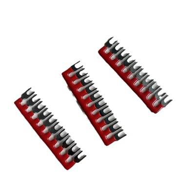 TD1510/2010/3010接线端子排短接片 连接条 短路边插TD短接条15A