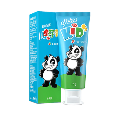 安利儿童牙膏固齿防蛀草莓味