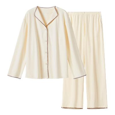 ubras绵绵云半边绒条纹家居服