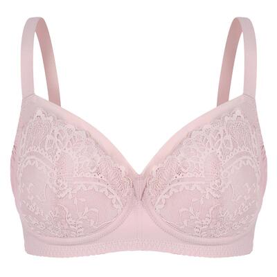 古今内衣C-E杯视觉显小缩胸显瘦侧收聚拢舒适性感蕾丝胸罩