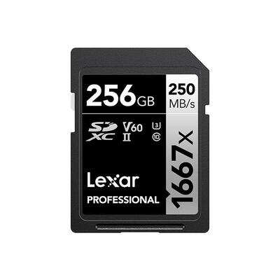 雷克沙相机内存UHS-II SD卡128G 1667X 4K U3高速SDXC大卡V60佳能