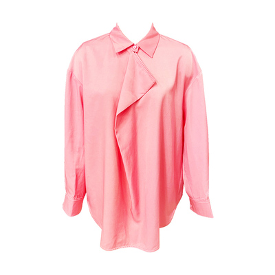 容子木ROSEMOO24年秋季新款垂顺飘逸中长款衬衫RCL3CC432D