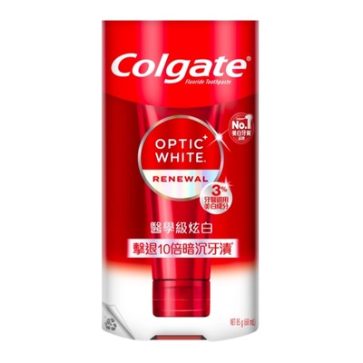 高露洁光感白闪耀亮白牙膏85G