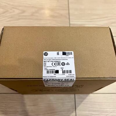 议价1764-24BWA MicroLogix 1500底座120VAC电源，176424BWA 全新