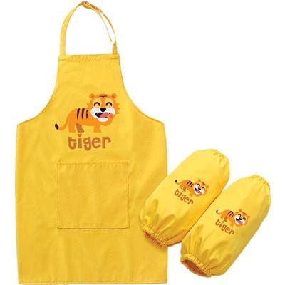 儿童围裙防脏防泼水透气定制logo