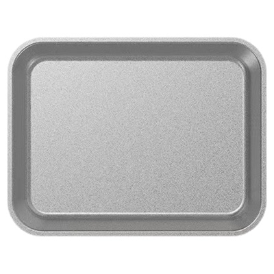 复古304不锈钢长方形甜品盘子