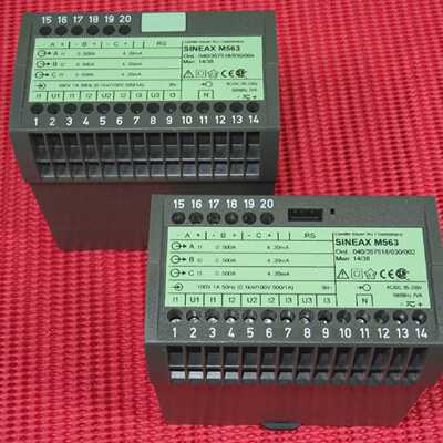 SINEAX M563 Camille Bauer AG _ invoice
