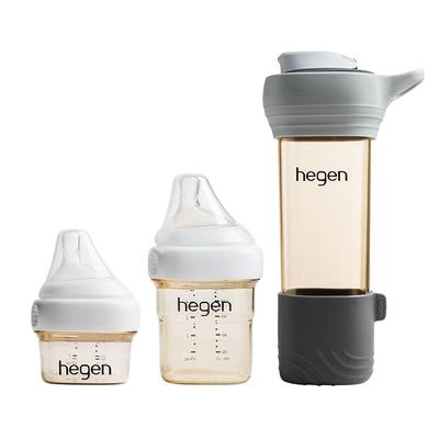 Hegen海格恩新生儿奶瓶宝宝喝奶防呛防胀气孕产妇防摔450ml水杯