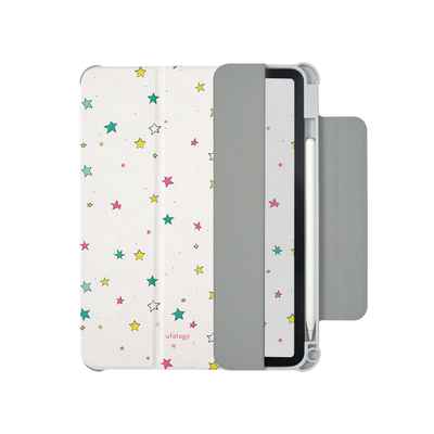 Ufology原创适用ipadair6保护壳pro2024平板mini6保护套air4/5磁吸全包air3笔槽11寸13寸苹果7/8/9/10代星星