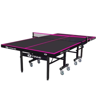 专业黑色乒乓球银河25比赛球台