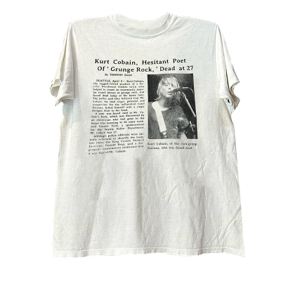 纪念KurtCobain6纯棉短袖T恤