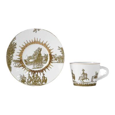 法国进口柏图高温白瓷杯碟茶餐具
