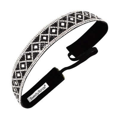 复古珠片闪片手工运动发带