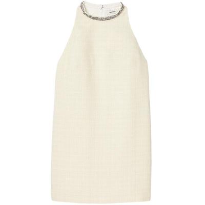 SANDRO无袖直筒短款连衣裙