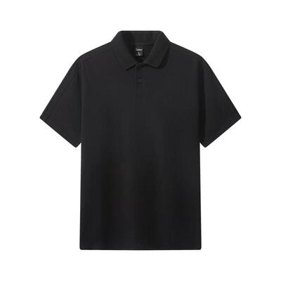 【拼接织带】卡宾亲肤落肩袖上衣男装2026秋季新款休闲肌理polo衫