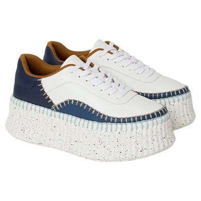 COOLCHAP新款厚底增高休闲小白鞋