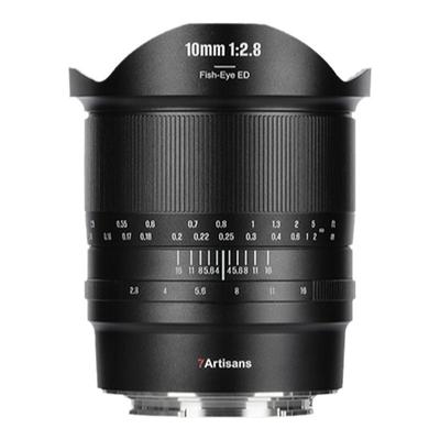 七工匠10mm f2.8 二代全画幅鱼眼镜头适用于佳能R尼康Z索尼E